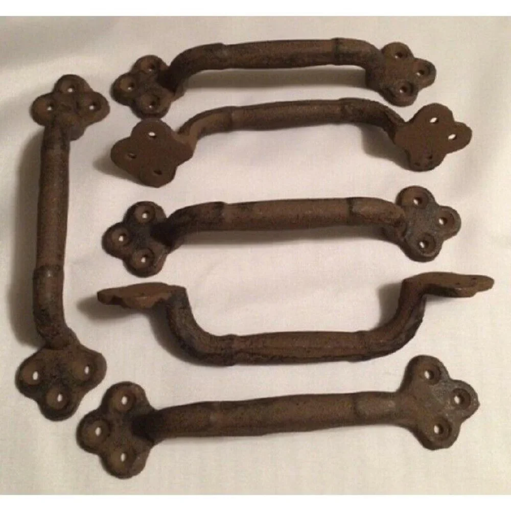 IWGAC | Accents | Oner Large 9 Long Cast Iron Gate Pull Handle Set Of ...